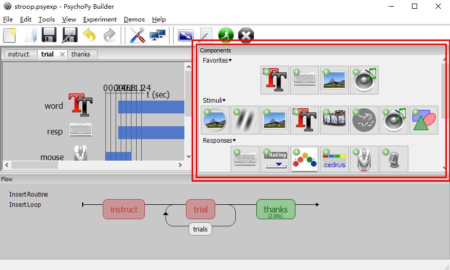 psychopy教程2-builder概念介绍 | DataSense